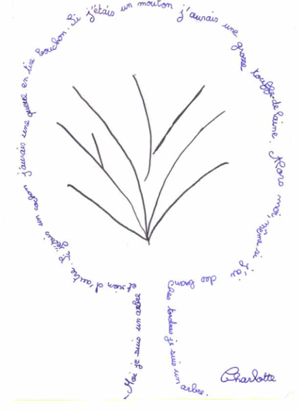 calligrammes arbre 1